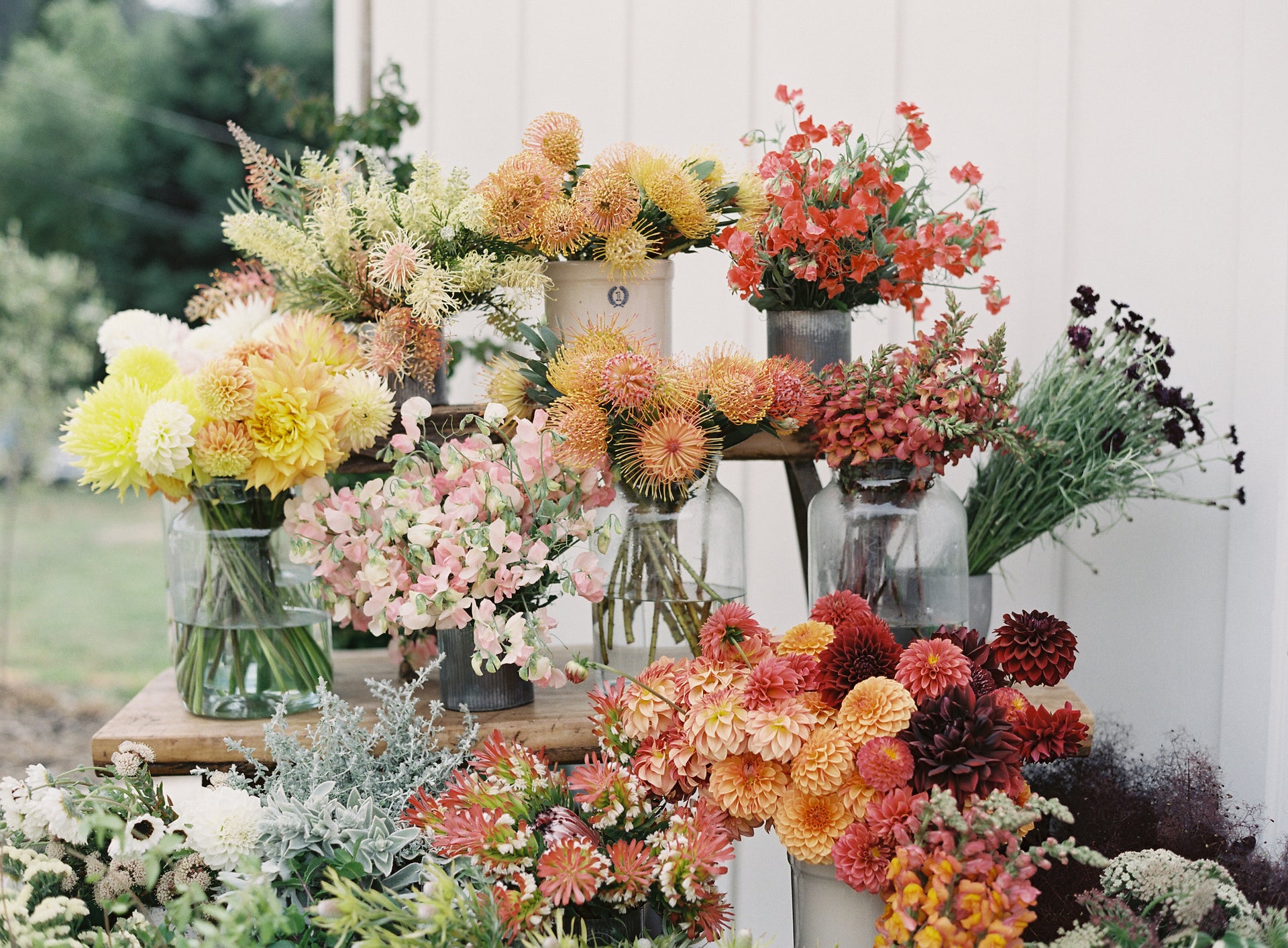 Floral Design Workshop by Seascape Flowers at Santa Cruz Farm